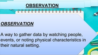 WEEK 14- PRINCIPLES AND USES OF SURVEYS, EXPERIMENTS AND SCIENTIFIC ...