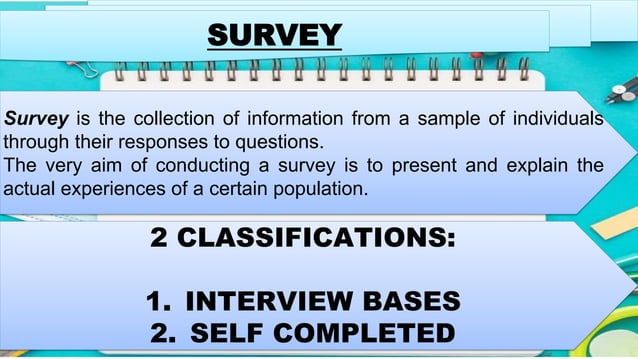 WEEK 14- PRINCIPLES AND USES OF SURVEYS, EXPERIMENTS AND SCIENTIFIC ...