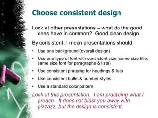 Week 14 tips - creating online presentations | PPT