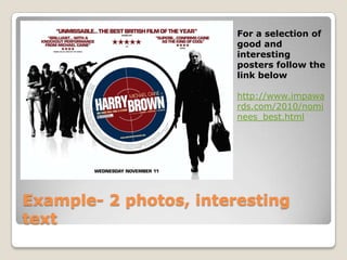 G324 Poster Assignment | PPT