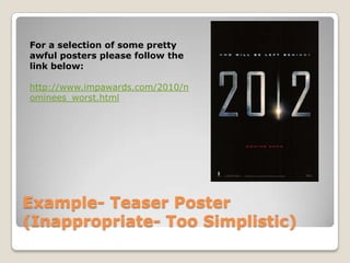 G324 Poster Assignment | PPT