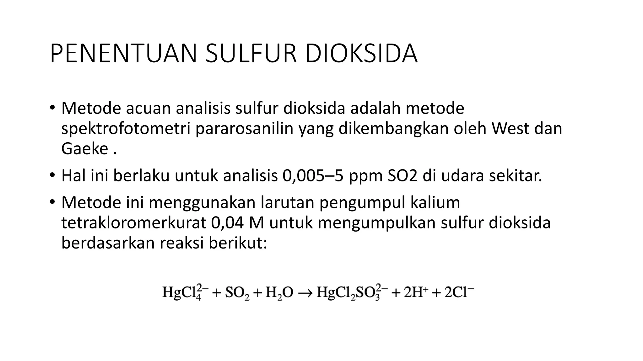 Analisis limbah padat polusi udara kimi lingkungan | PPT