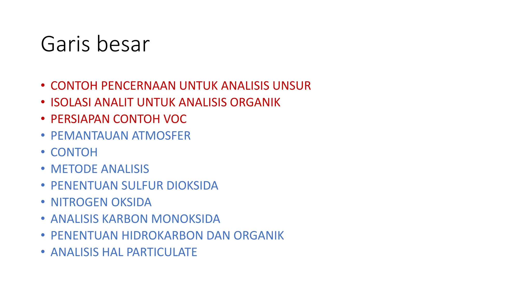 Analisis limbah padat polusi udara kimi lingkungan | PPT
