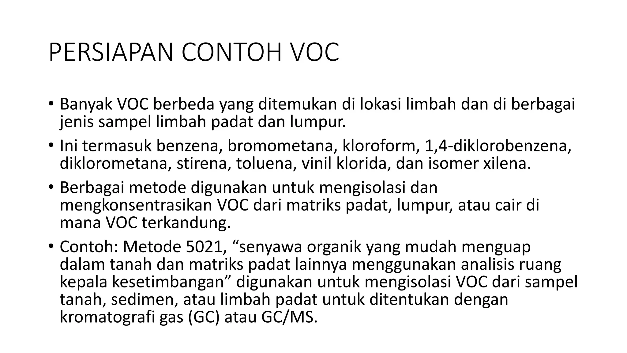 Analisis limbah padat polusi udara kimi lingkungan | PPT