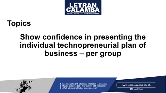 Week 15 - Technopreneurial Plan Presentation - per group.pptx