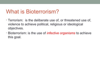 Bioterrorism | PPT