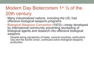 Bioterrorism | PPT