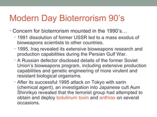 Bioterrorism | PPT