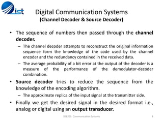Communication Systems_B.P. Lathi and Zhi Ding (Lecture No 40-42) | PPTX