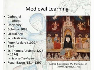 Week 15 (The High Middle Ages) | PPT