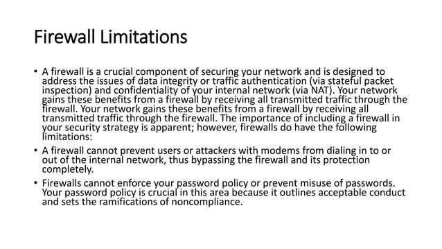 Information Security (Firewall) | PPTX | Information and Network ...