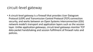 Information Security (Firewall) | PPTX