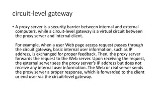 Information Security (Firewall) | PPTX