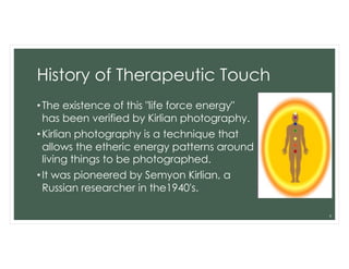Week 16 - Therapeutic Touch in Energy Therapy | PPT