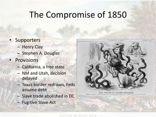 Week 16 (Sectionalism and the Civil War) | PPTX