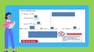 WEEK 1 6 Convert Units of Length, Capacity, Weight and Mass Problem ...