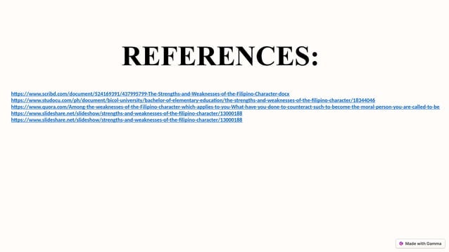 Filipino Identity: Addressing Our National Characters | PPTX