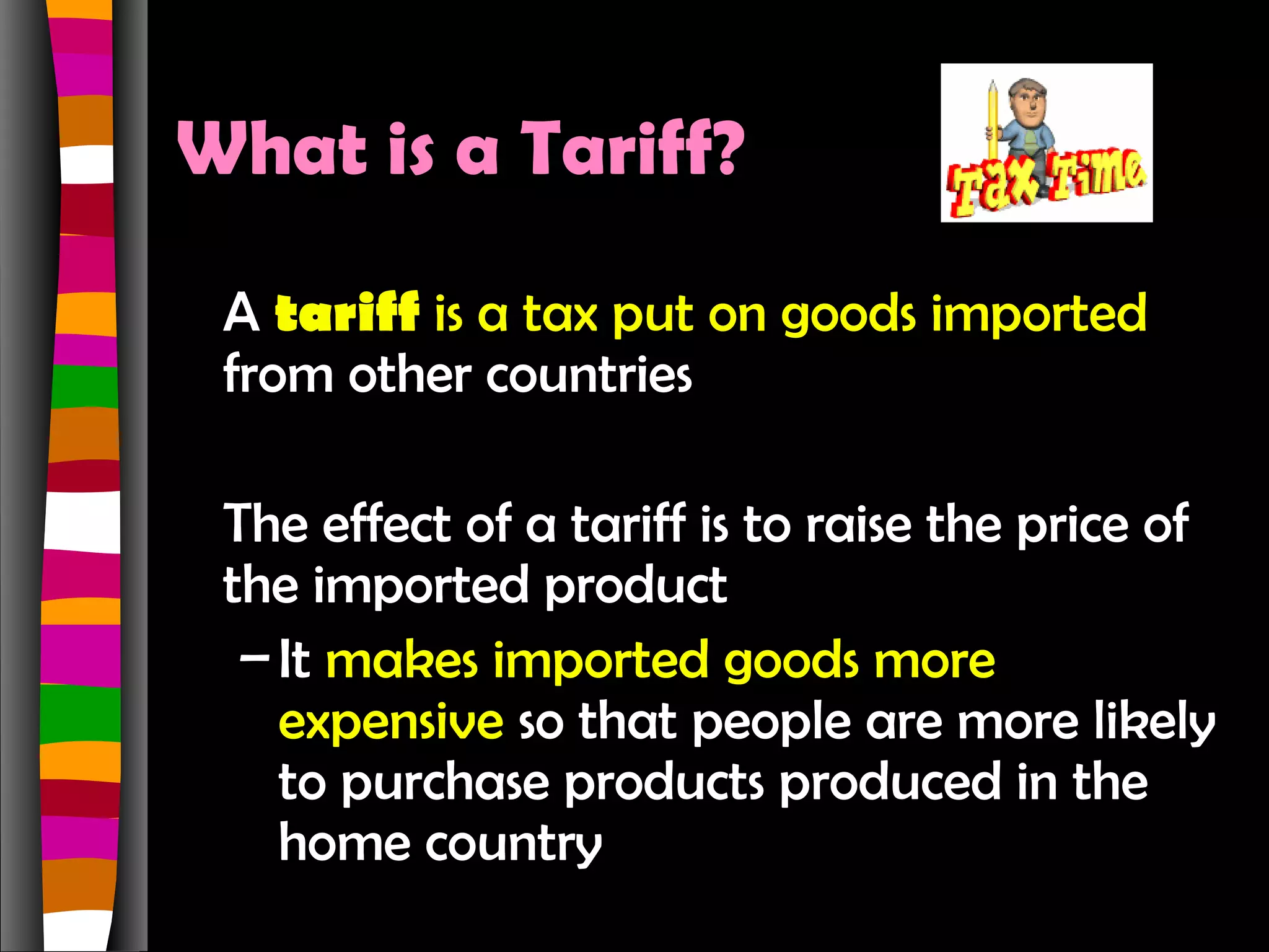 Week 17 day 2- unit 4- trade barriers | PPT
