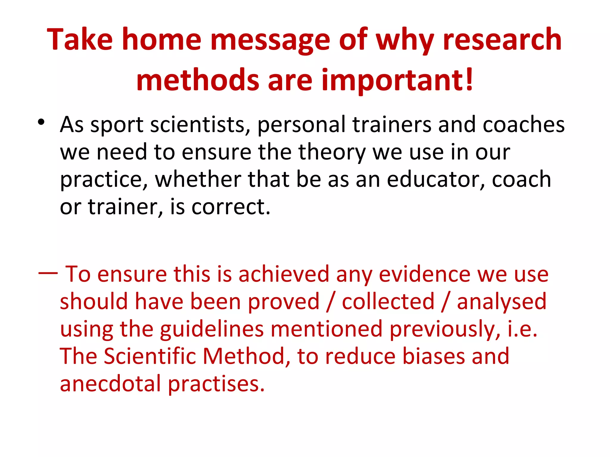 Week 17 the scientific method lecture lm | PPT