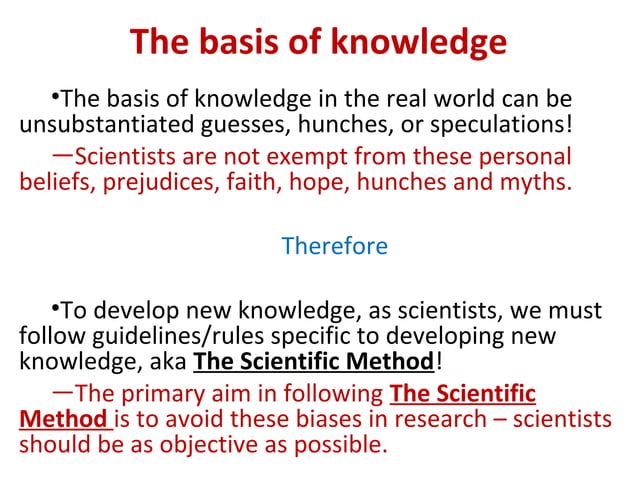 Week 17 the scientific method lecture lm | PPT