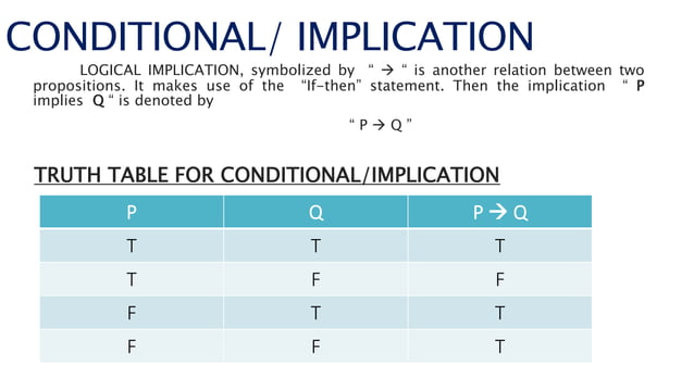 Logic - Logical Propositions | PPT | Free Download