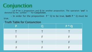 Logic - Logical Propositions | PPTX