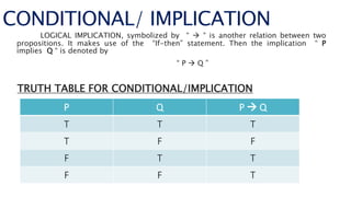 Logic - Logical Propositions | PPT