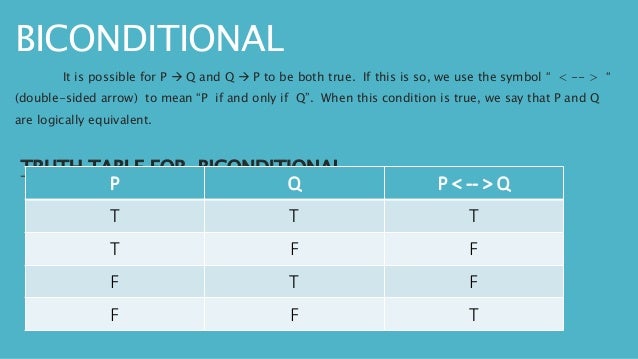 Logic - Logical Propositions