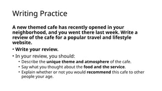 Shopping & Consumerism Lesson Y11 IGCSE ESL | PPTX