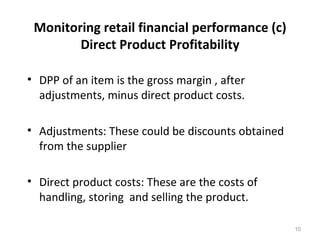 Week 19 retail pricing strategies monitoring financial performance ...