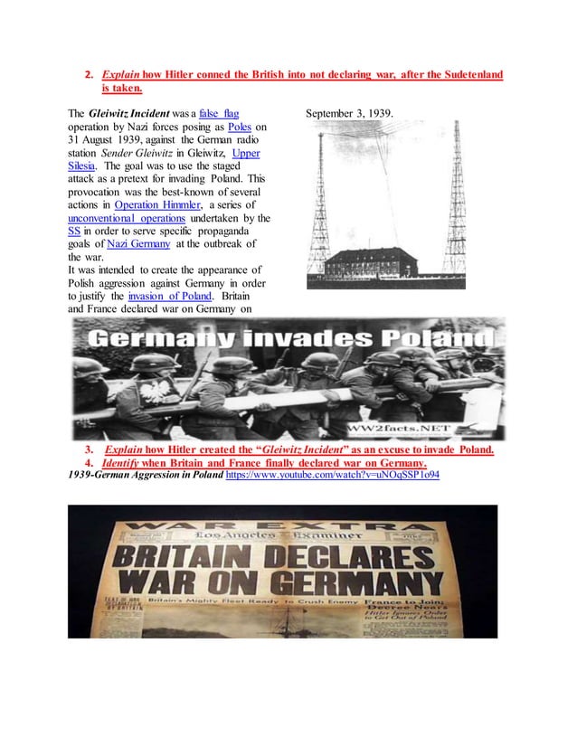 World War II Before America Joins the War | DOCX