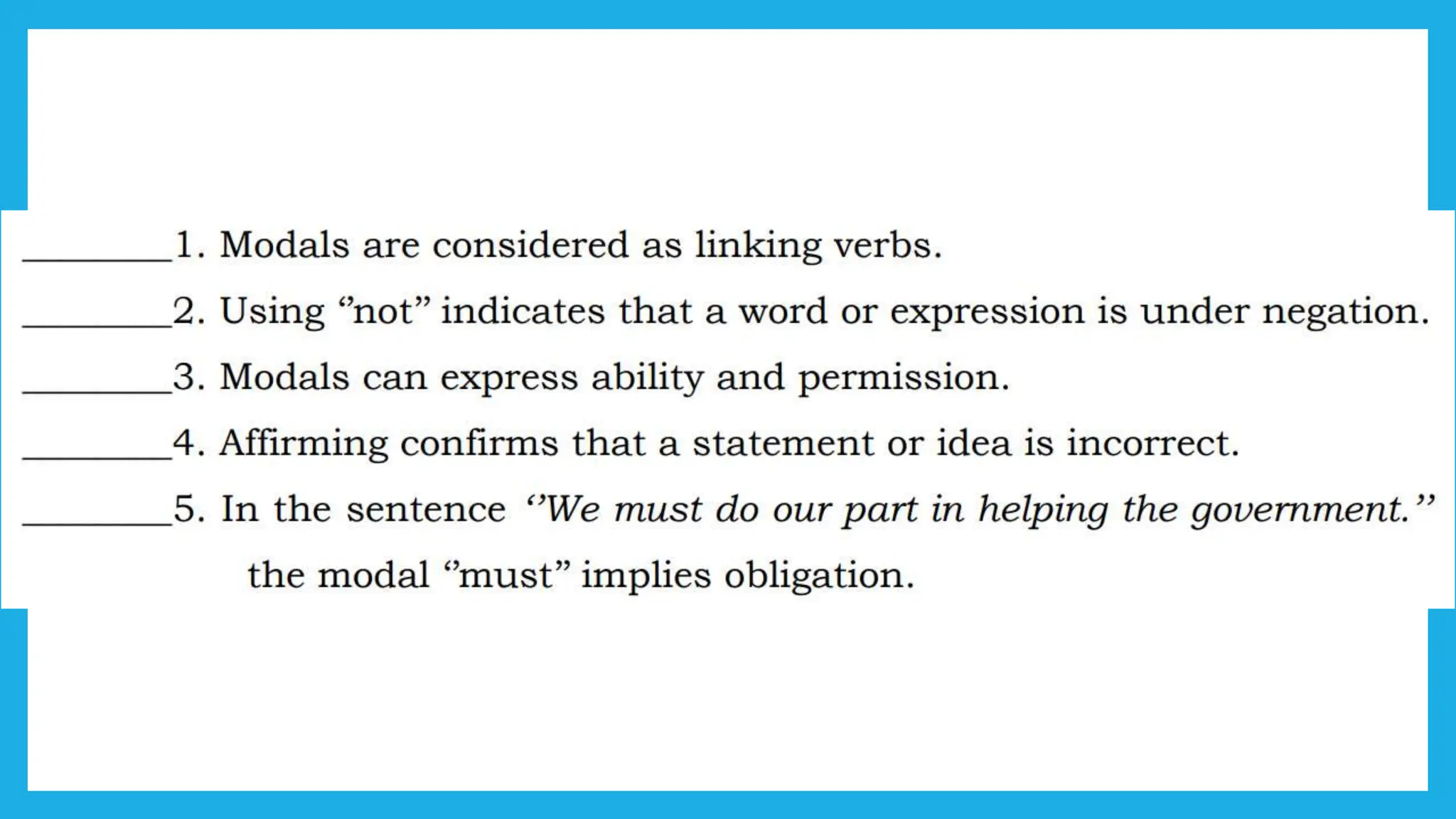 WEEK 1 Affirming and Negating Words and Expressions.pptx