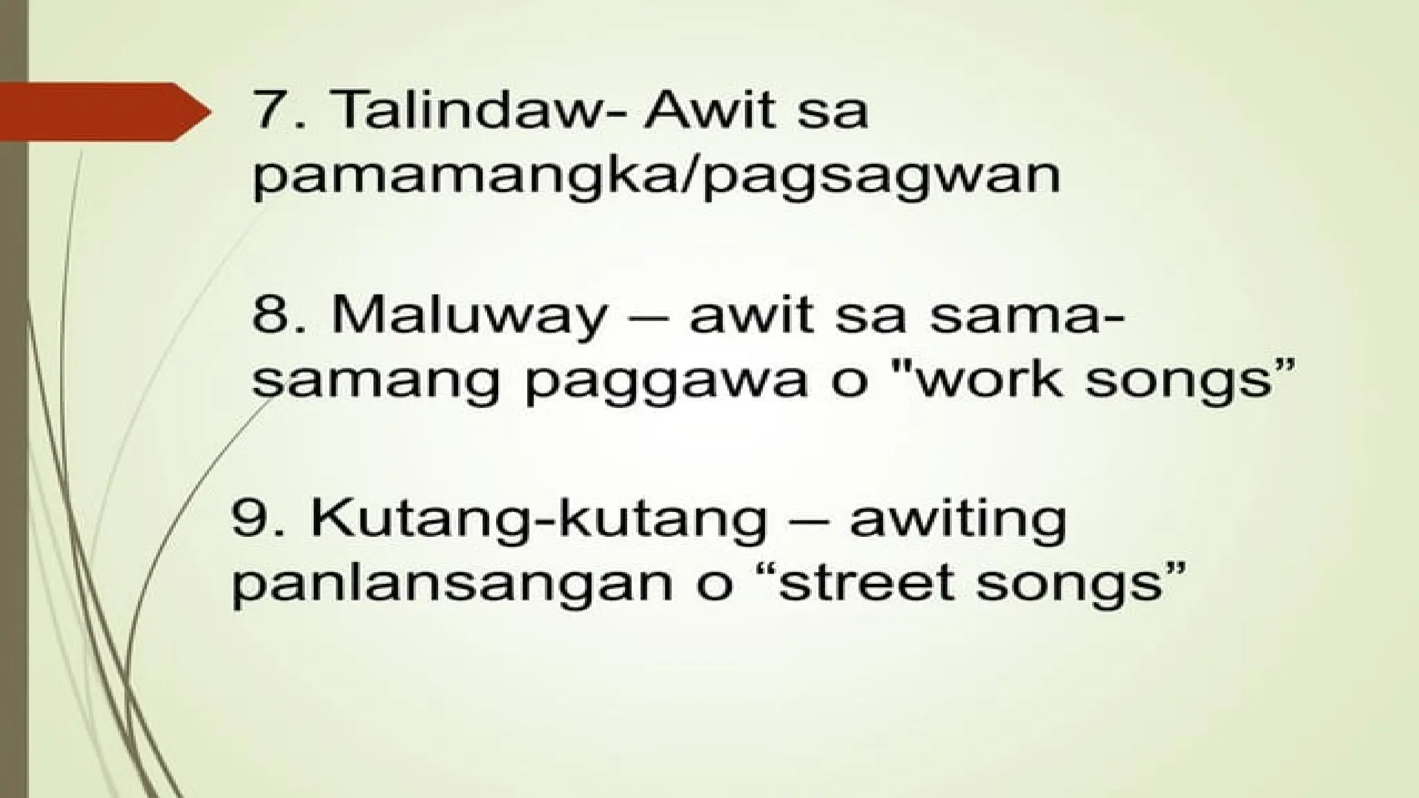 Mga Awiting bayan, Bugtong at Karunungang bayan sa panahon ng katutubo ...