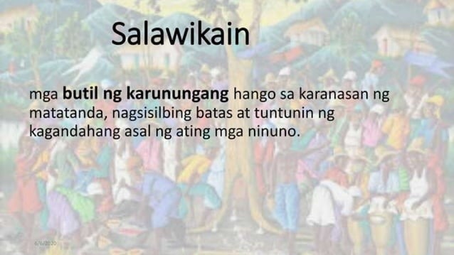 Mga Awiting bayan, Bugtong at Karunungang bayan sa panahon ng katutubo ...