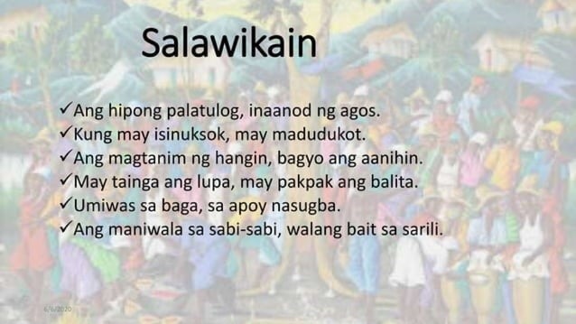 Mga Awiting bayan, Bugtong at Karunungang bayan sa panahon ng katutubo ...