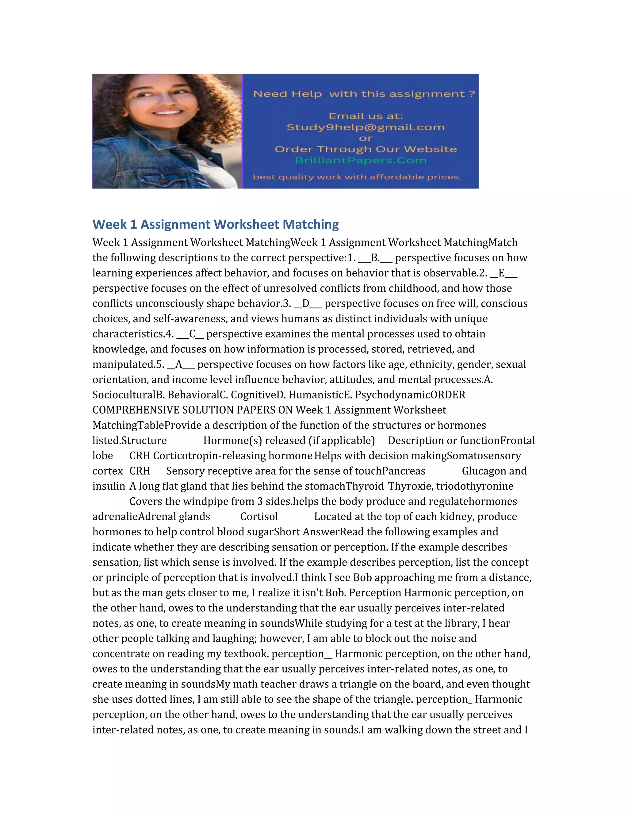 Week 1 Assignment Worksheet Matching.pdf