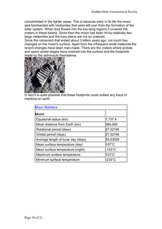 Week 1 astronomy handout | PDF
