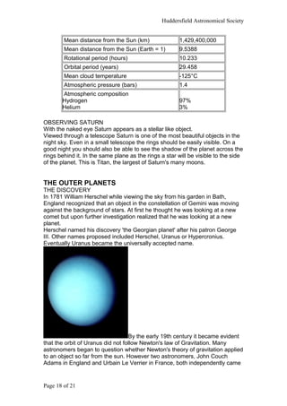 Week 1 astronomy handout | PDF