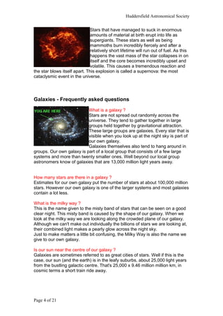 Week 1 astronomy handout | DOC