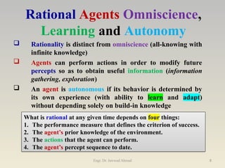 Week 1 b - Agents.ppsx used in AI for be | PPT