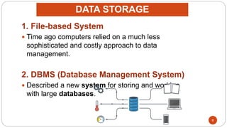 Week 1 Before the Advent of Database Systems & Fundamental Concepts | PPT