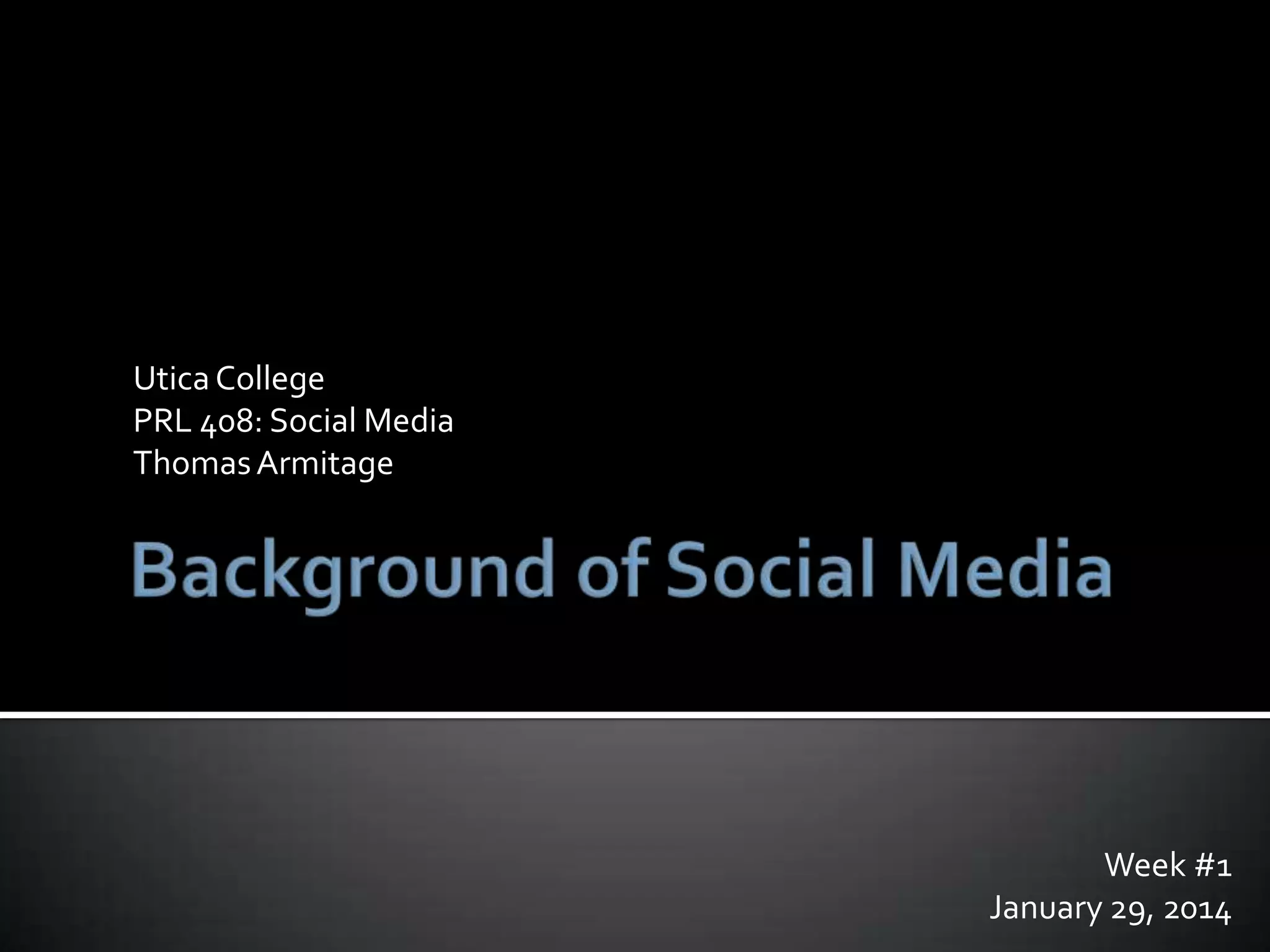 Background of Social Media | PPTX