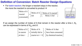 Week 1 (b)_Conversion and Reactor Sizing_Final.pdf