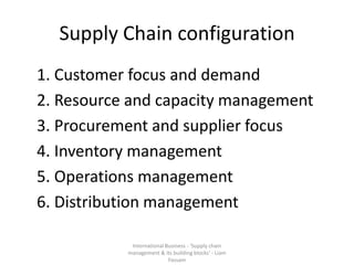 Week 1 building blocks of scm | PPTX
