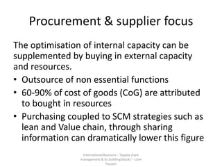 Week 1 building blocks of scm | PPTX