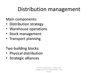 Week 1 building blocks of scm | PPTX