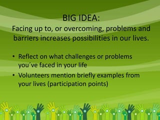 Unit topic challenges G8 | PPTX