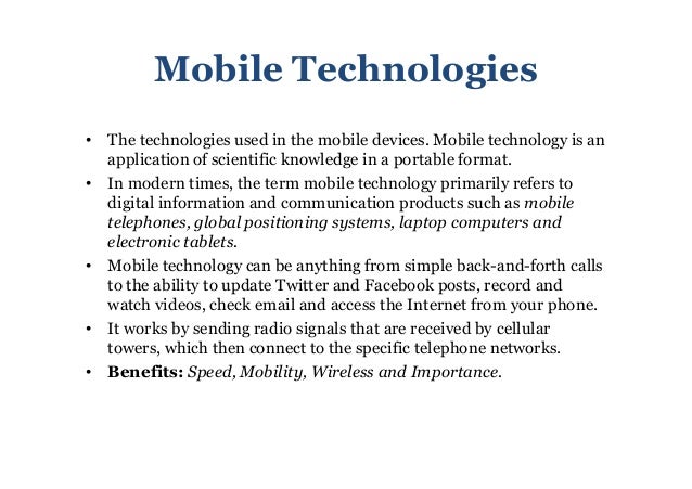 Mobile Computing Introduction