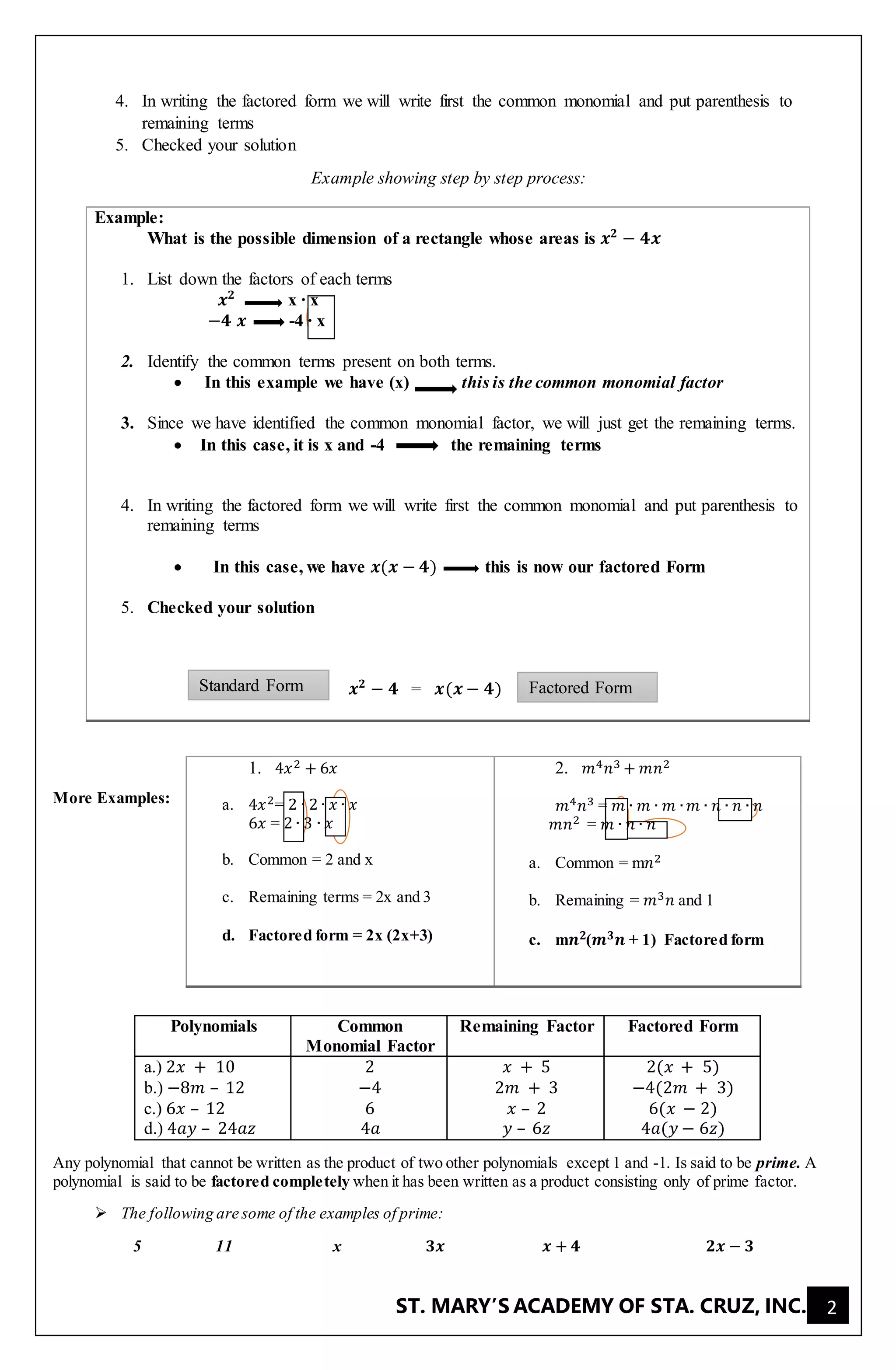 1st Quarter MATH 8 module | DOCX