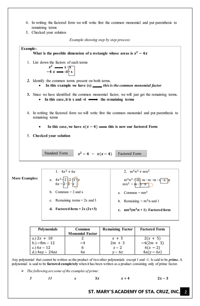 1st Quarter MATH 8 module | DOCX | Computing | Technology & Computing